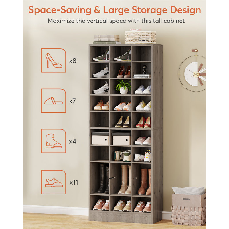 Hokku Designs 30 Pair Shoe Storage Cabinet & Reviews | Wayfair