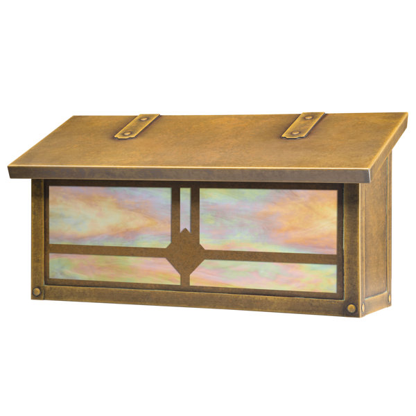 Loon Peak® Clairview Horizontal Wall Mounted Mailbox | Wayfair