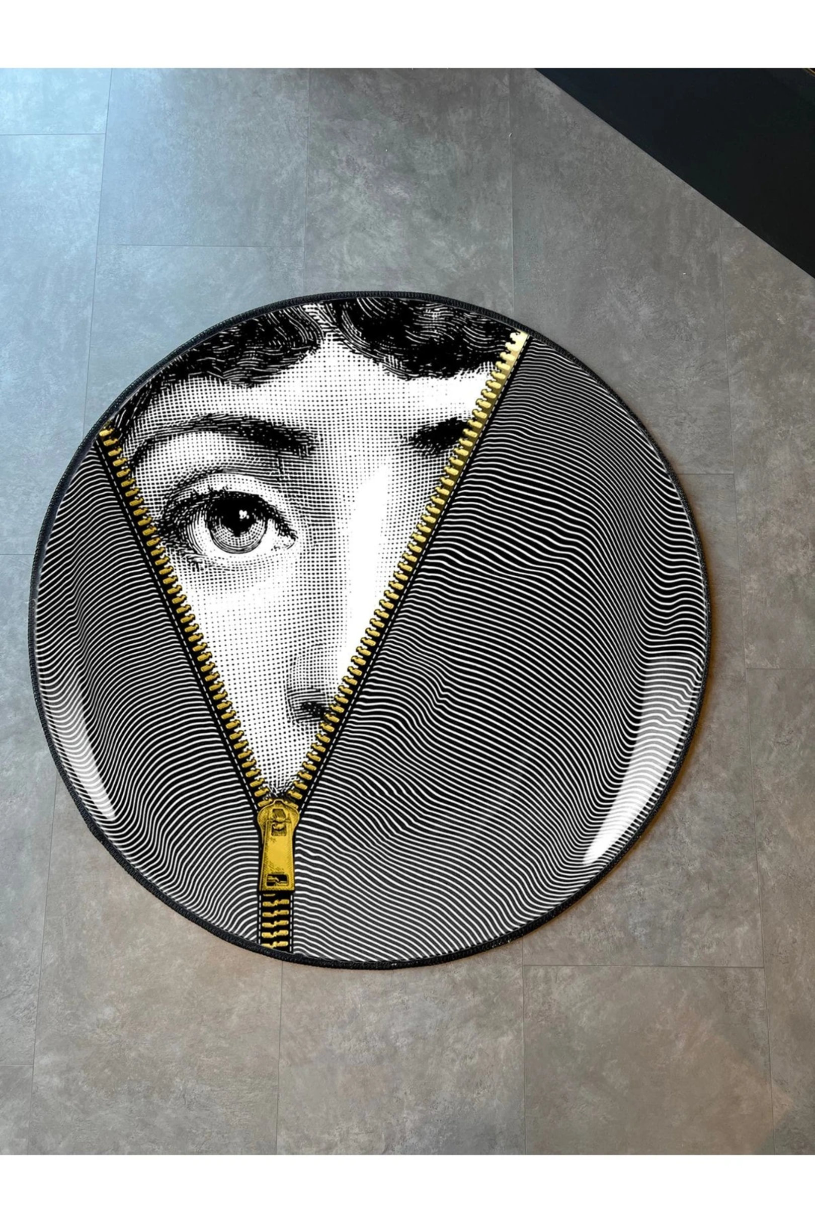East Urban Home Face-Themed Carpet | Wayfair