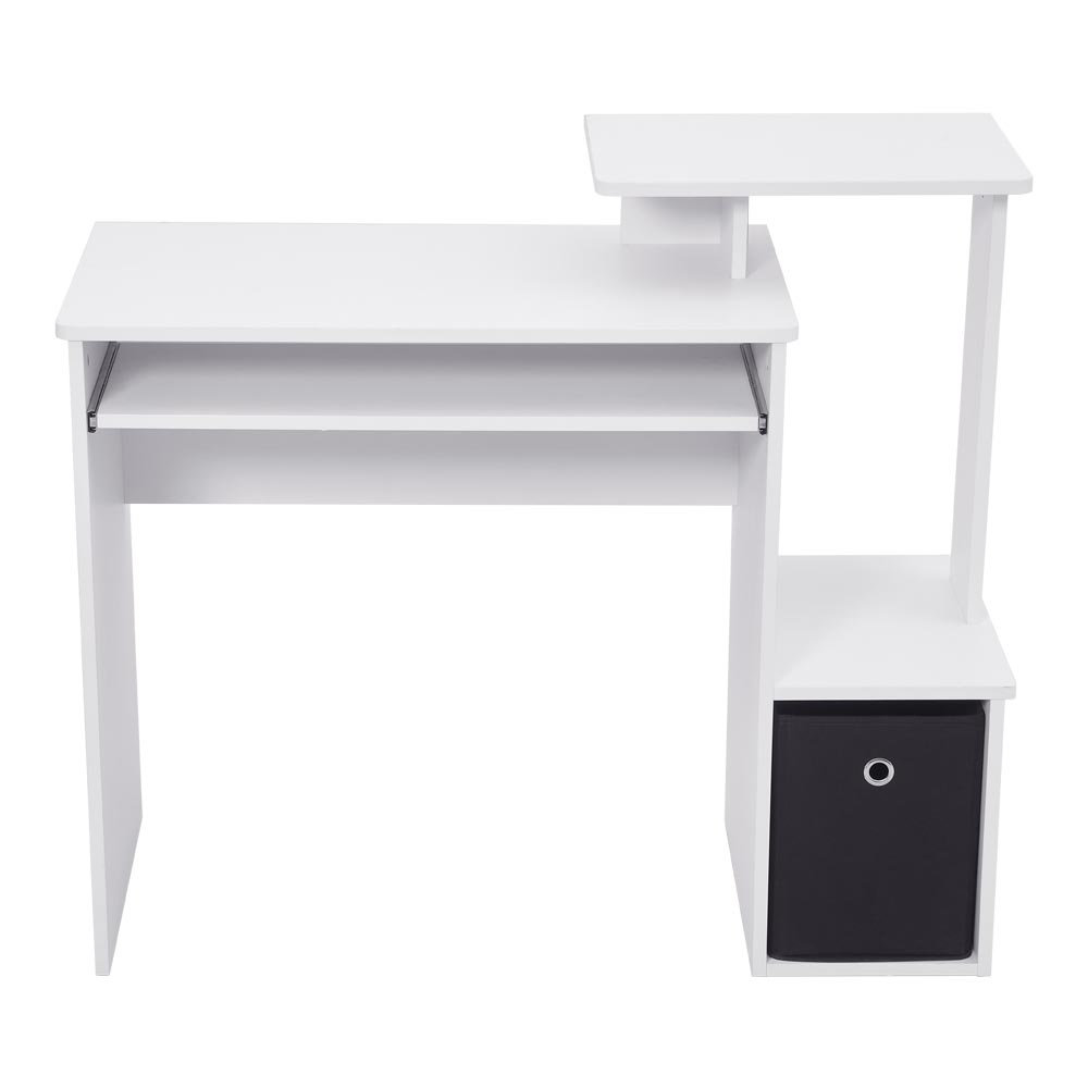 17 Stories White Computer Desk with Storage Bin | Wayfair.ie