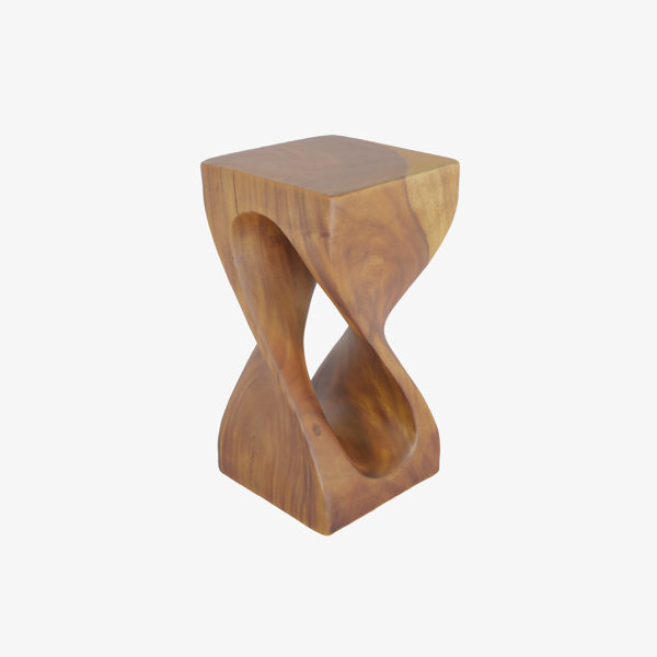 Union Rustic Lawhon Solid Wood Top Abstract End Table & Reviews | Wayfair