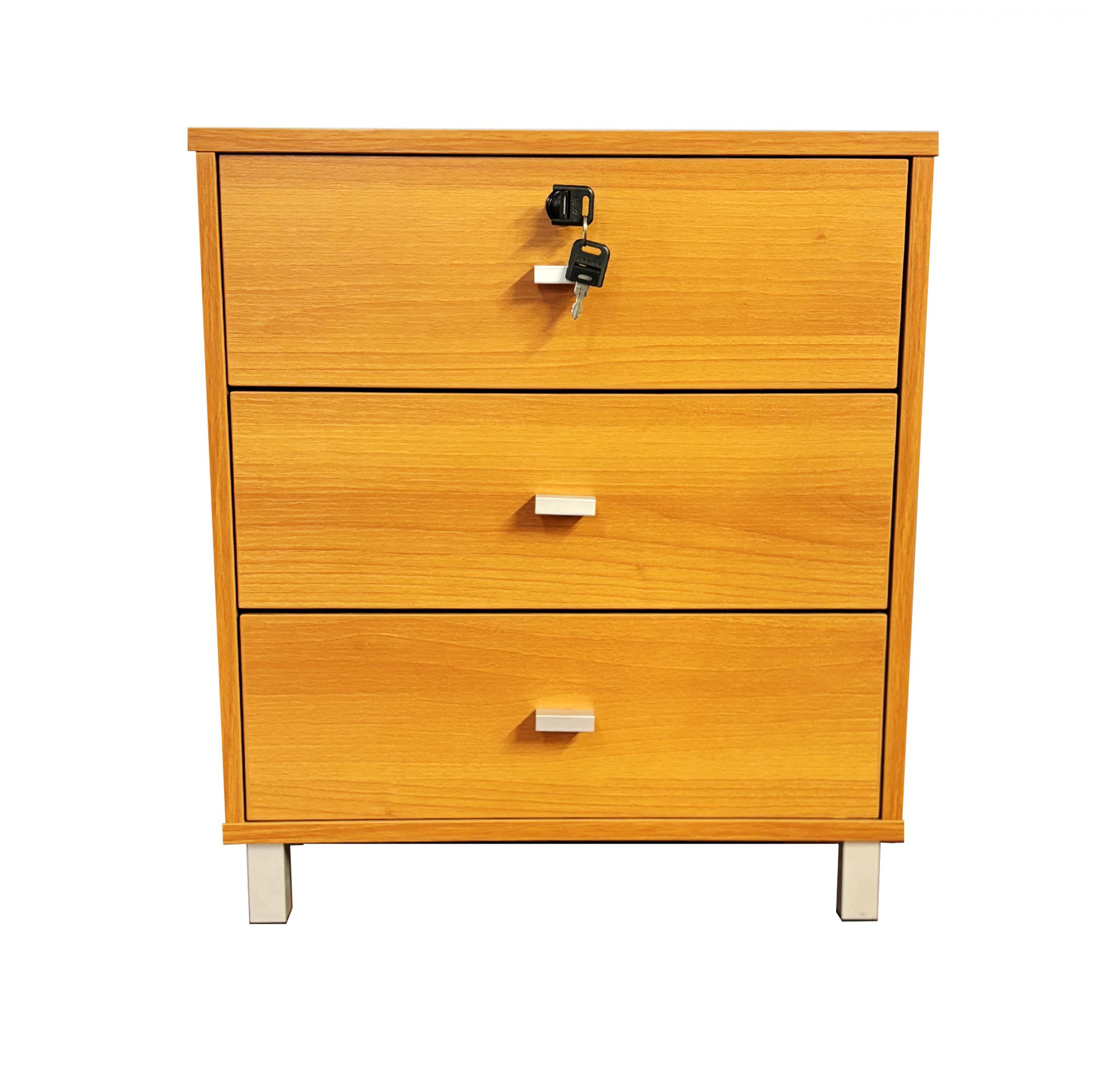 Home Enter Hub Practical Nightstand, Nightstand With Locking Top Drawer ...