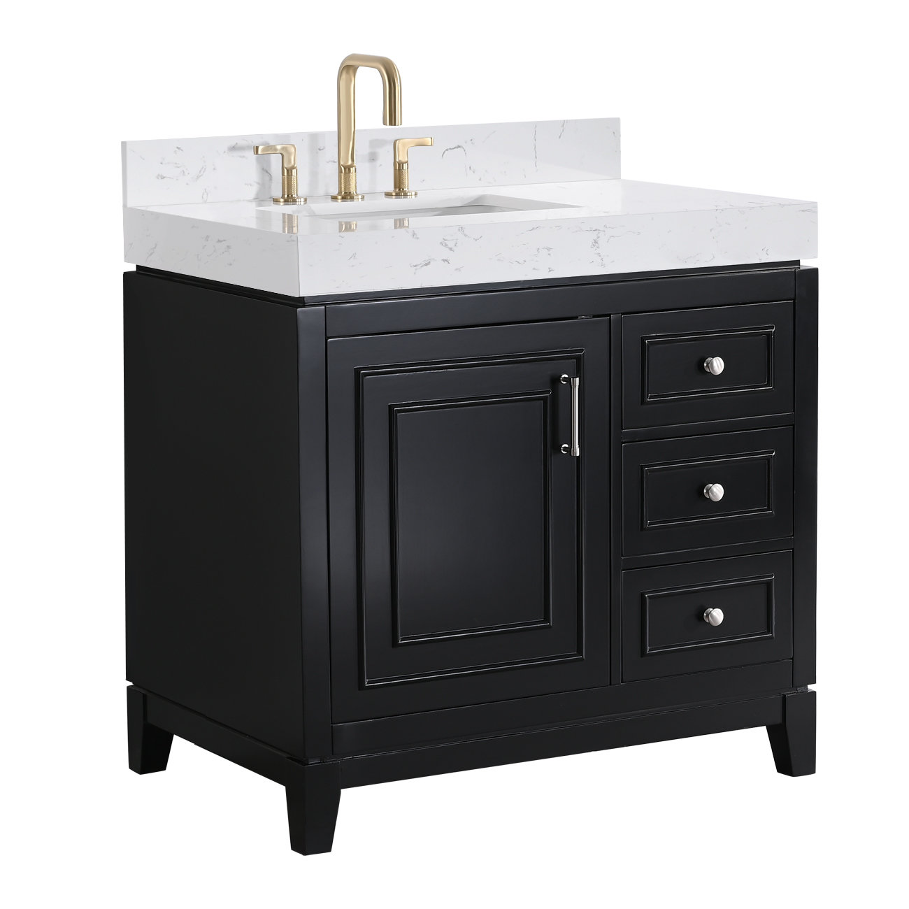 Red Barrel Studio® Brionie 36'' Single Bathroom Vanity with Top | Wayfair