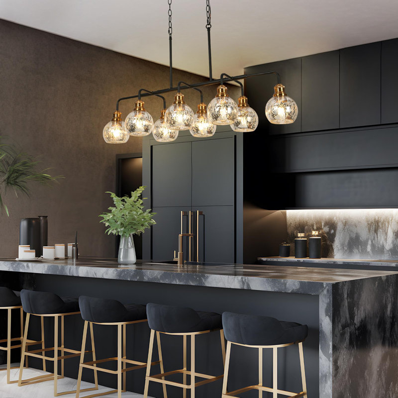 House of Hampton® Jaciyon 8 - Light Dimmable Dining Room Modern Linear ...