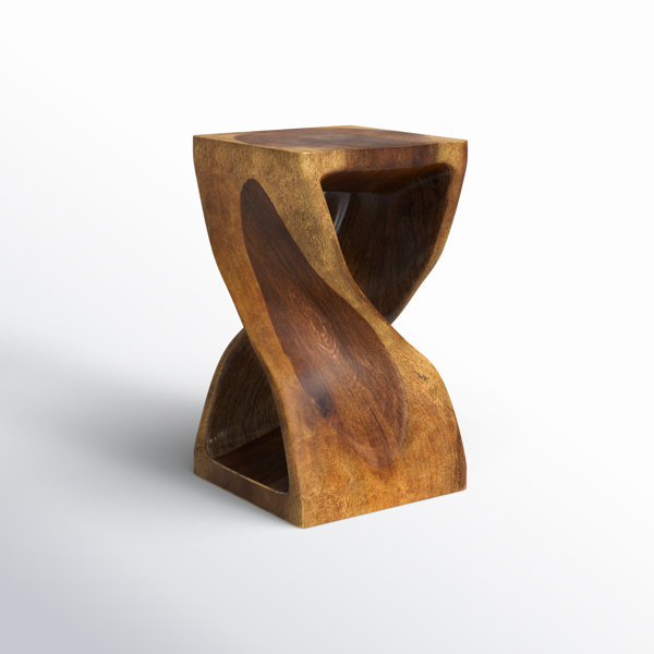 Lark Manor™ Amardev Solid Wood Abstract End Table & Reviews | Wayfair