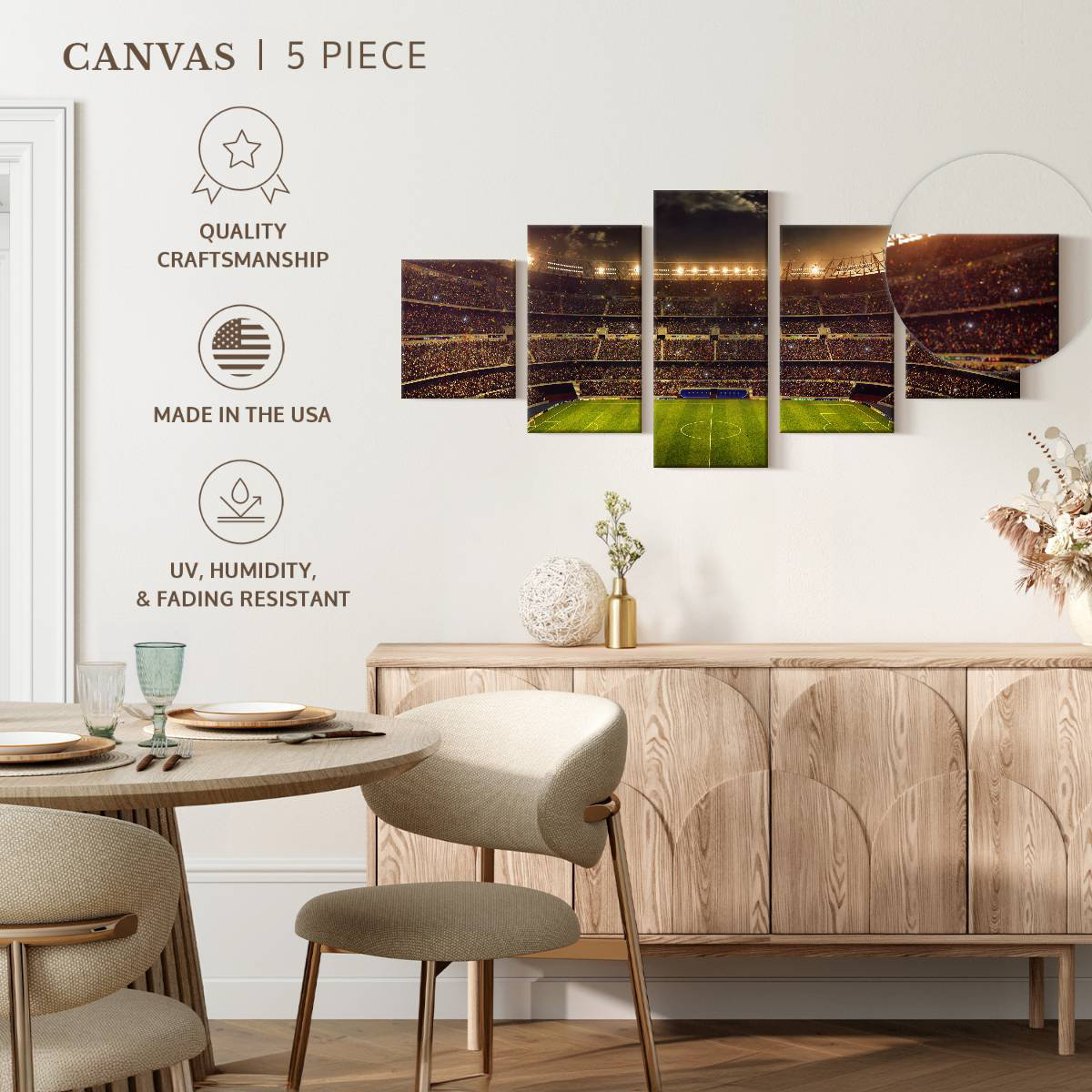 Ebern Designs Soccer Arena At Sunset | Wayfair