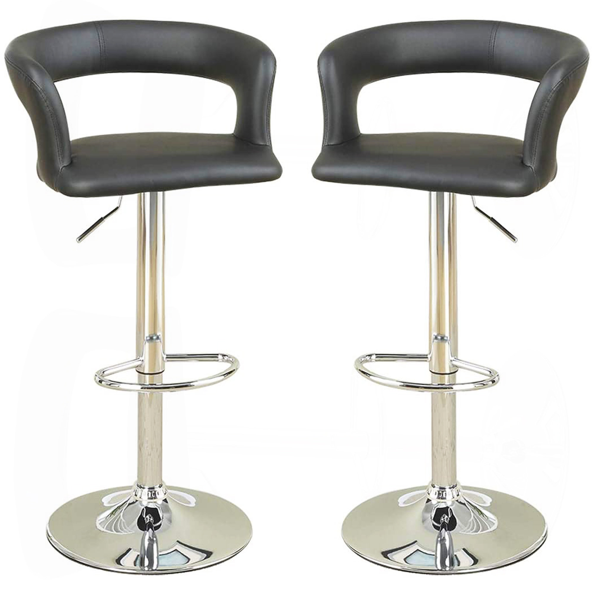 One Allium Way® Bar Stool Counter Height Chairs Set Of 2 Adjustable ...