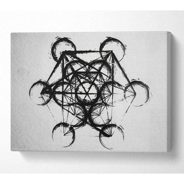 Metro Lane Metatron Cube - Wrapped Canvas Print | Wayfair.co.uk
