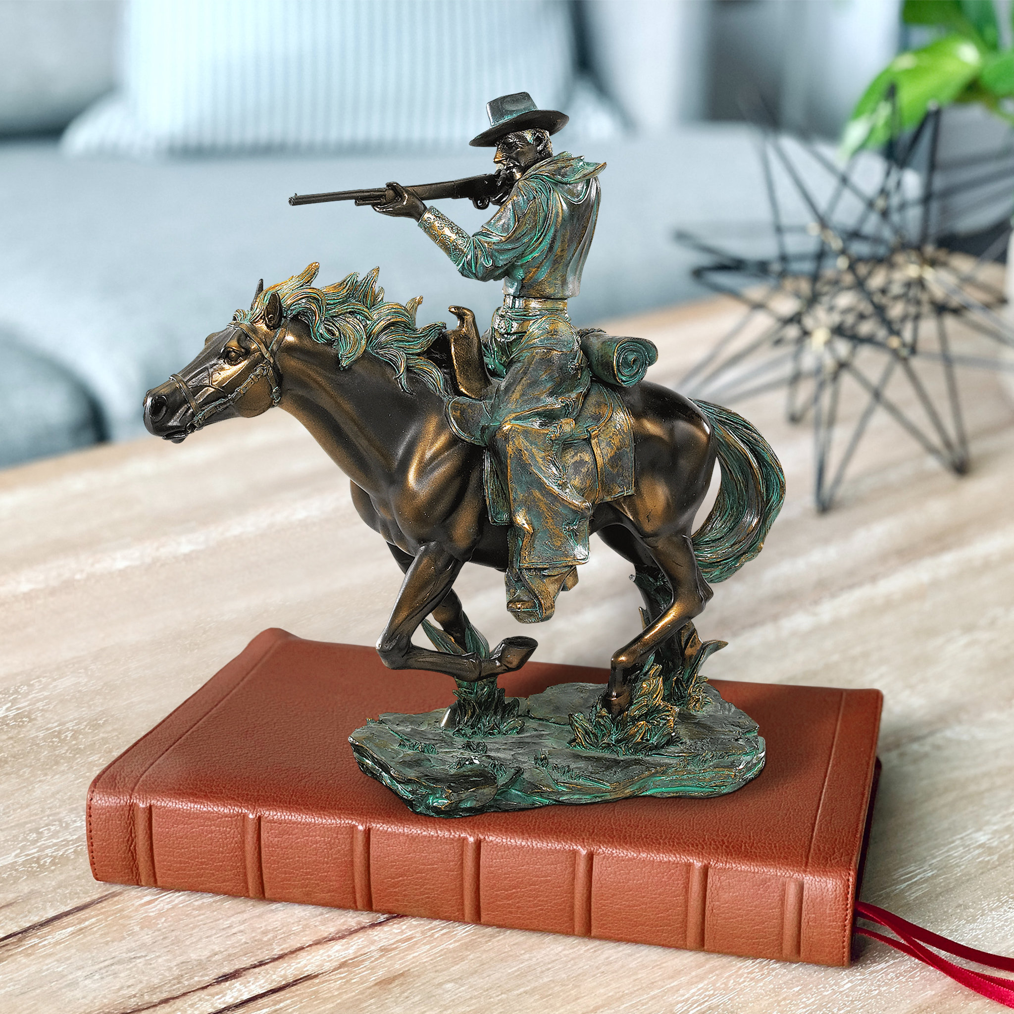 Design Toscano Wild West Sharp Shooter Statue & Reviews | Wayfair