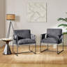 Ebern Designs Ruhee Modern Arm Chair with Storage Pockets & Reviews ...