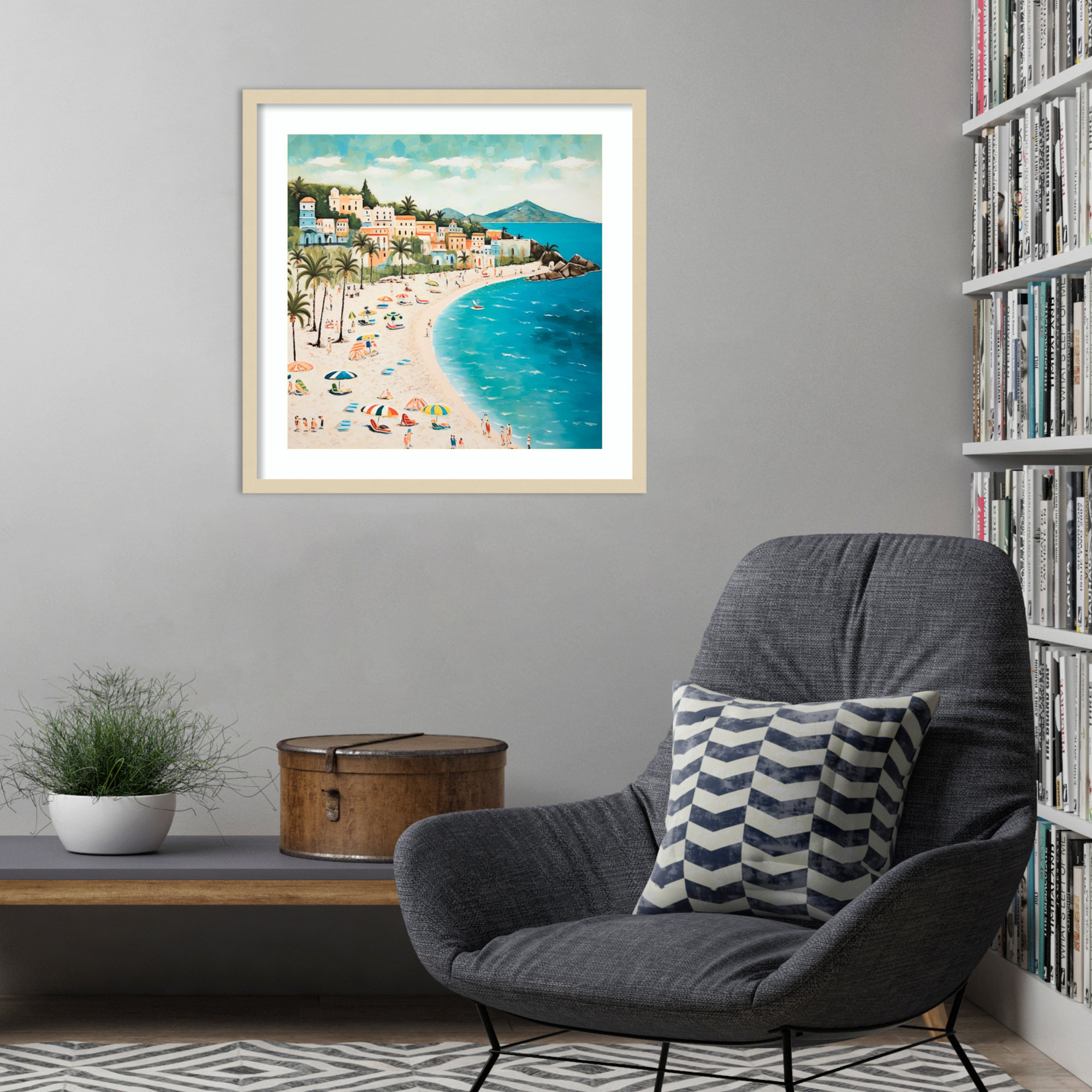 Lark Manor™ By the Waters Edge II by Lazar studio Wood Framed Wall Art ...