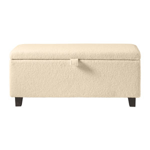 Latitude Run® BOUCLE STORAGE OTTOMAN | Wayfair