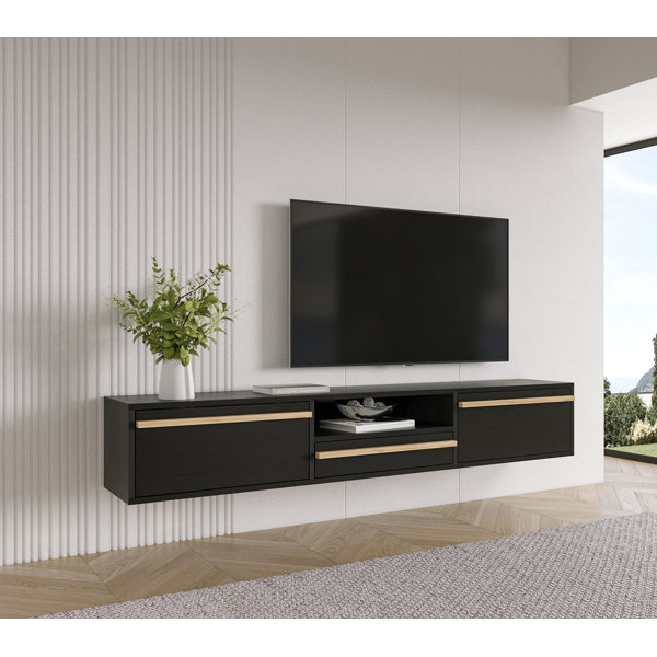 Wrought Studio Hawana 71" Modern and Minimalist Wall Mounted Floating ...
