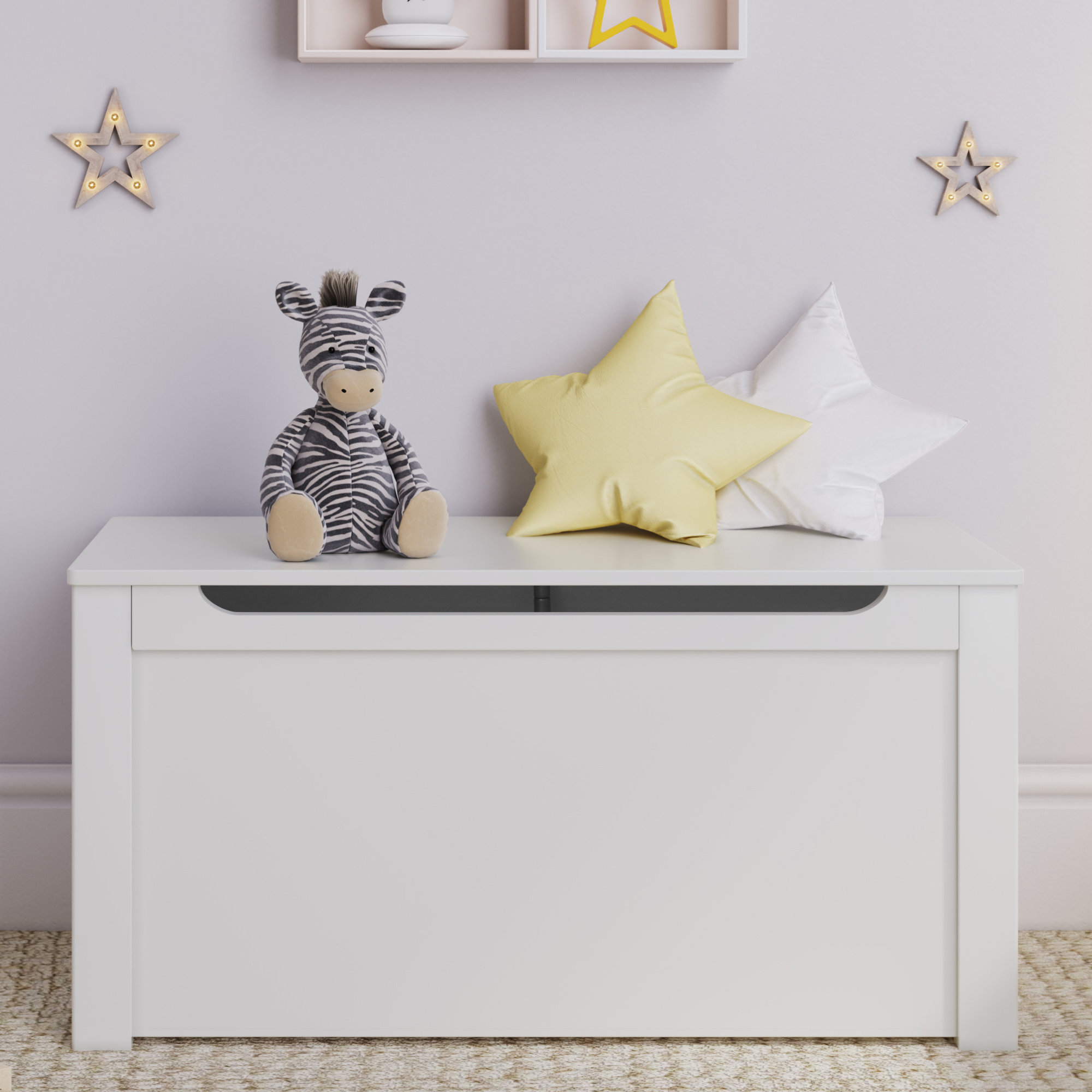 Hokku Designs Kariss Manufactured + Solid Wood Toy Box & Reviews | Wayfair