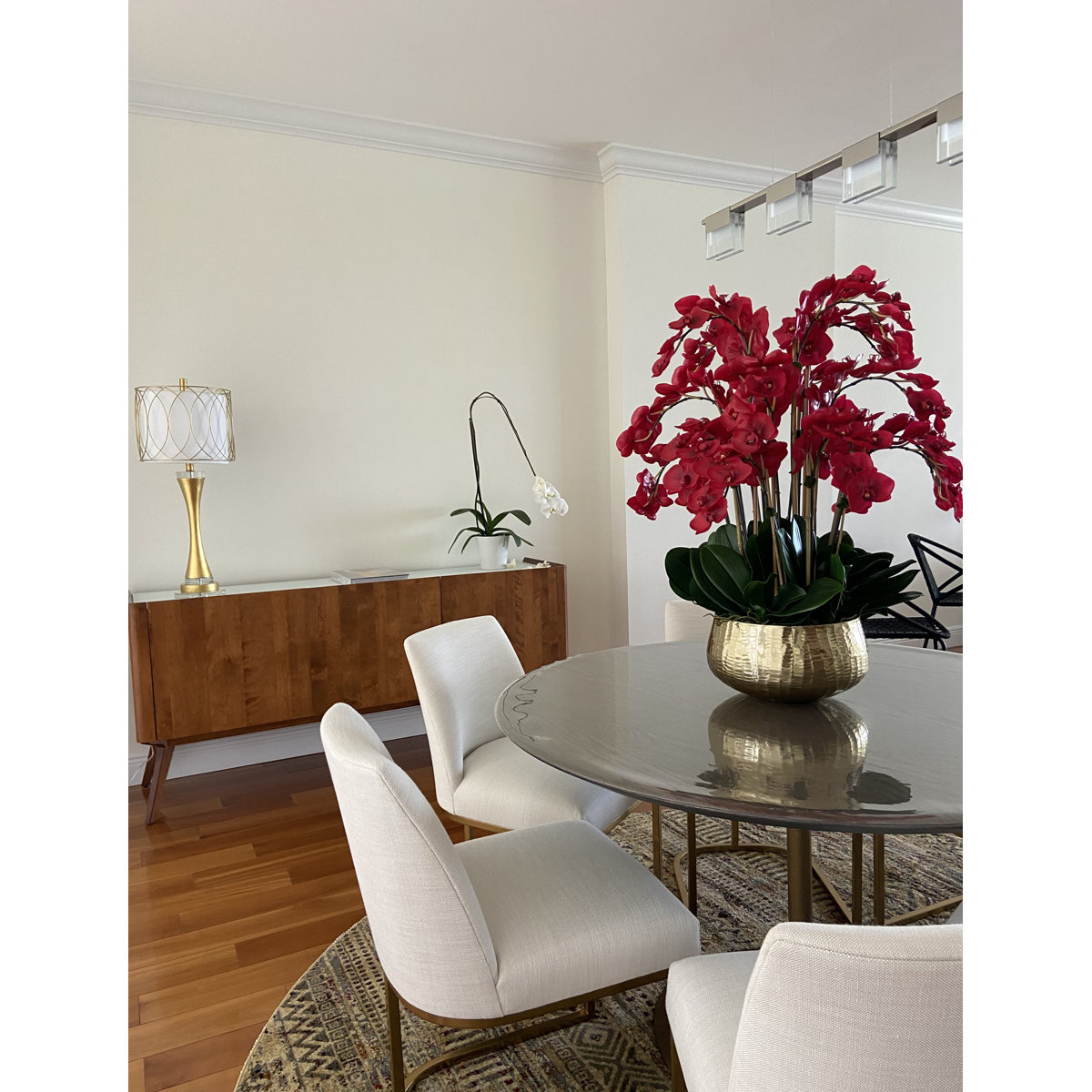 CFA Design Group Roberi Orchid Arrangement in Pot & Reviews | Wayfair