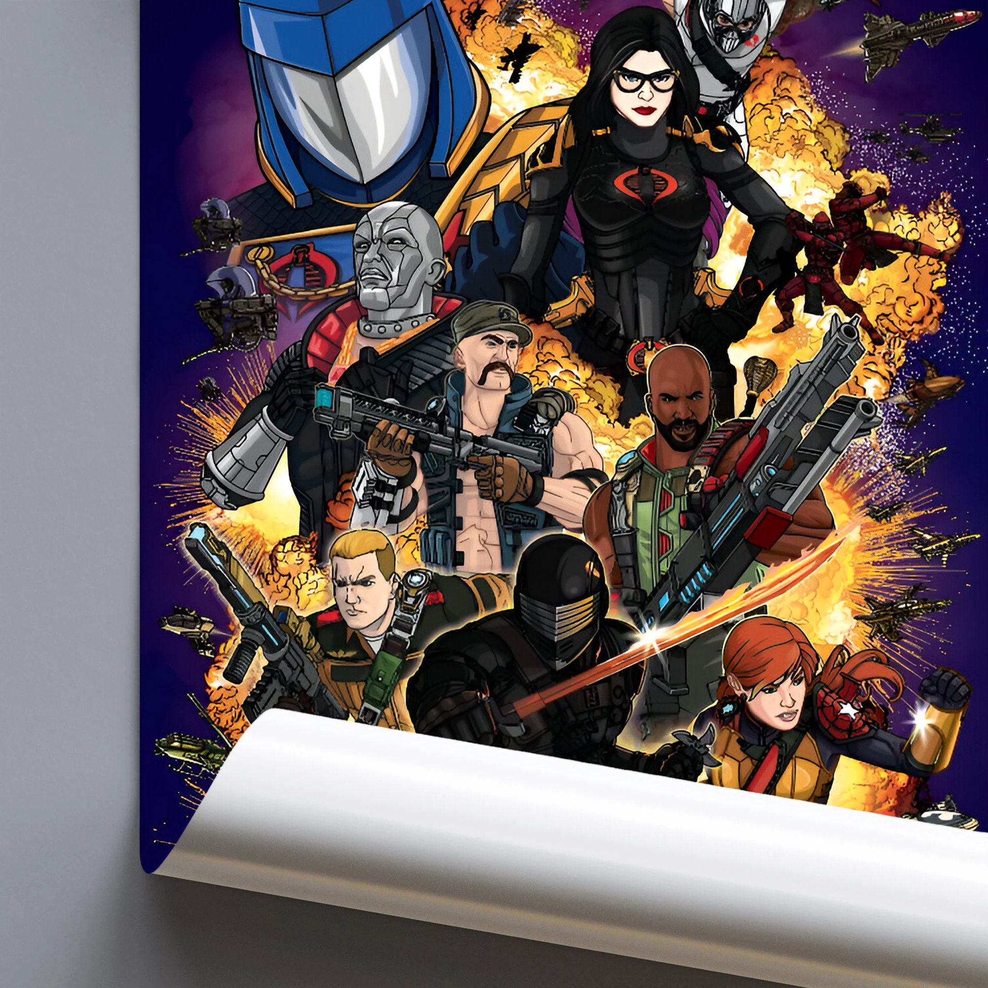 Winston Porter Officially Licensed Gi Joe-Universe Art Poster - 24 x 36 ...