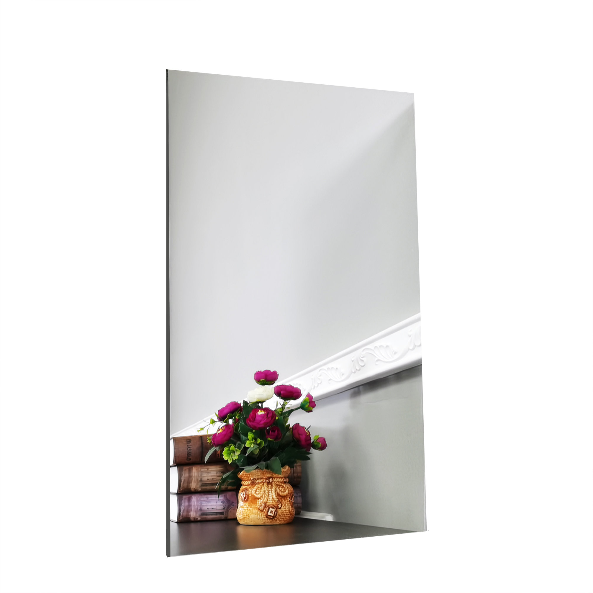 Latitude Run® 16 x 20 20 x 16 Inches Rectangular Acrylic Mirror Plastic ...