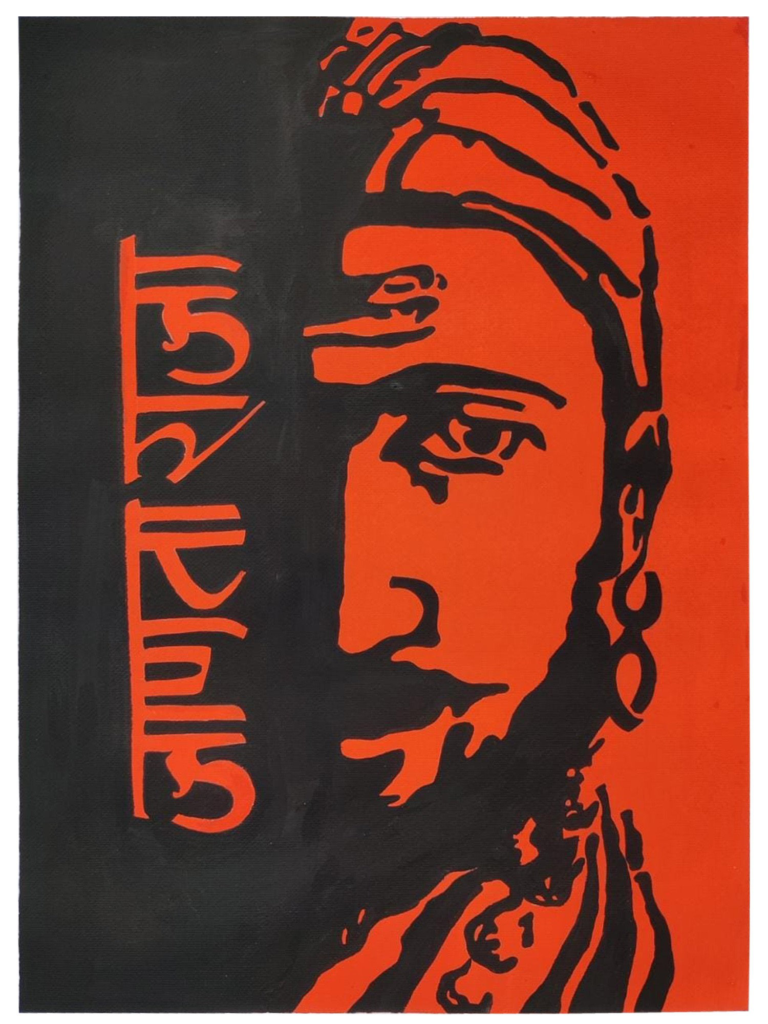 Lark Manor™ Janata Raja Shivaji Maharaja Painting | Water Color Opaque ...