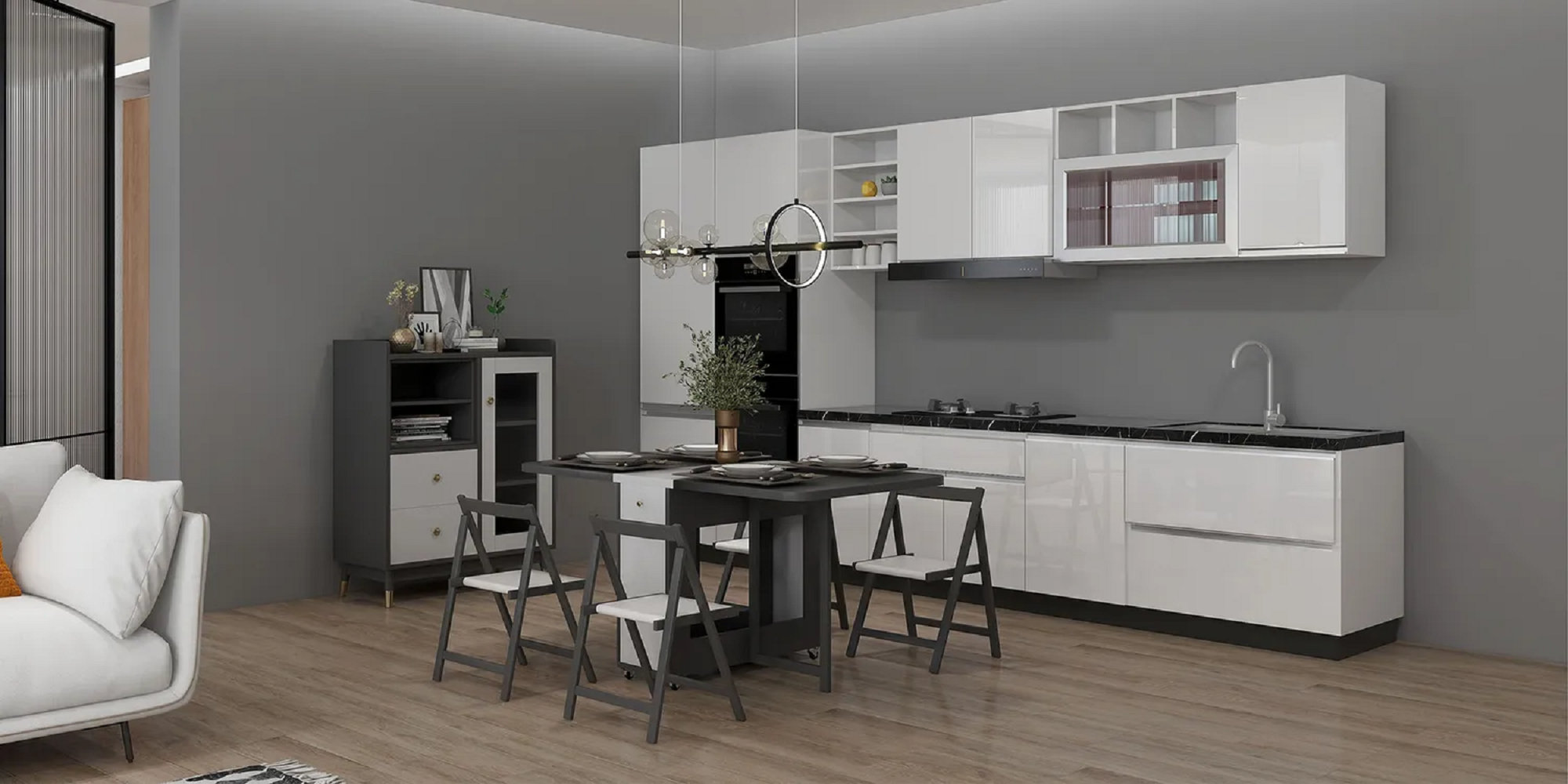 George Oliver Janal 10 - Light Kitchen Island Pendant & Reviews ...