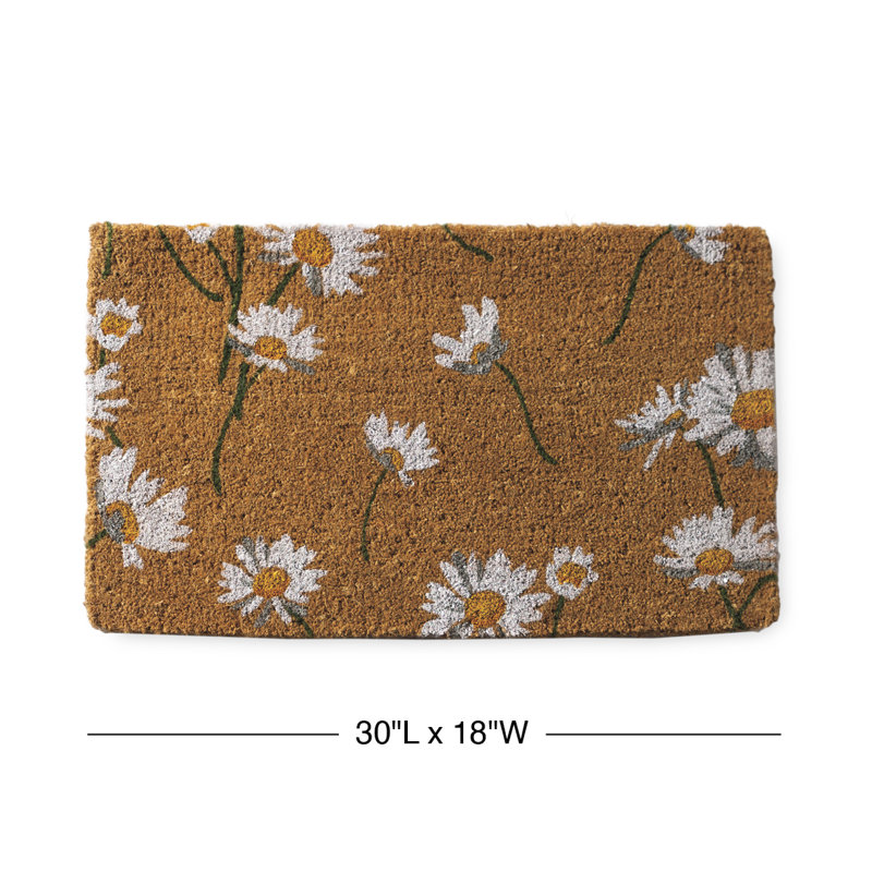 Red Barrel Studio® Jerit Non-Slip Floral Outdoor Doormat & Reviews ...