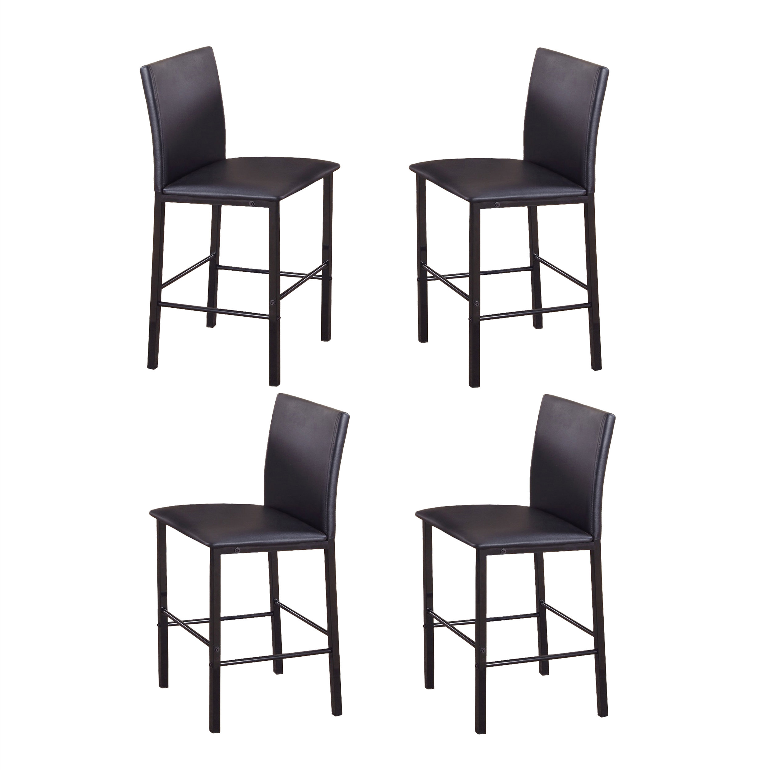 Hokku Designs Counter Height Dining Chairs With Metal Frame - Wayfair ...
