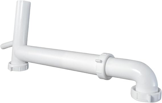 Highcraft Plastic Direct Connect Whit 1-1/2" x 11"-17" Telescopic Waste ...