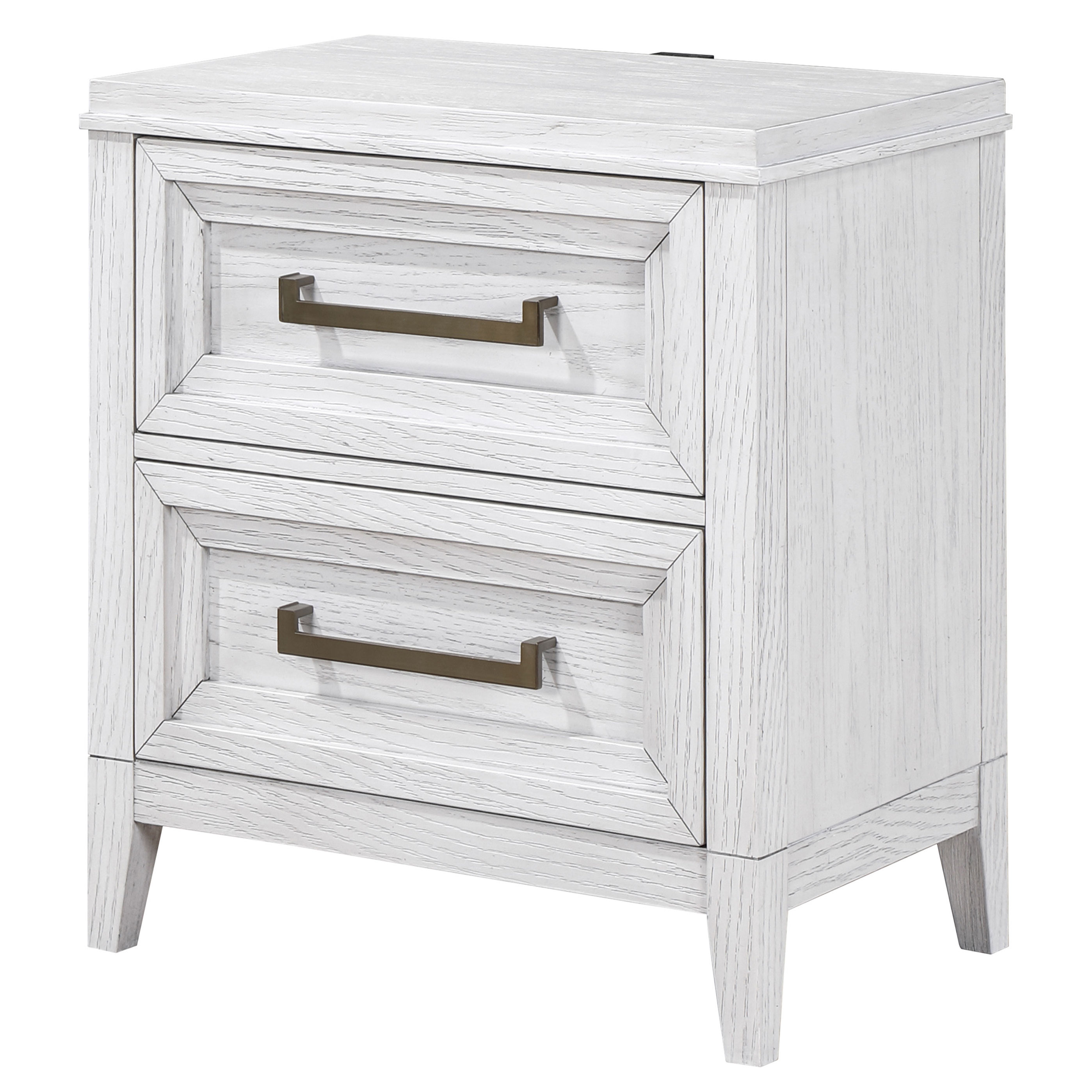 One Allium Way Table de chevet blanche à 2 tiroirs Charnice - Wayfair ...