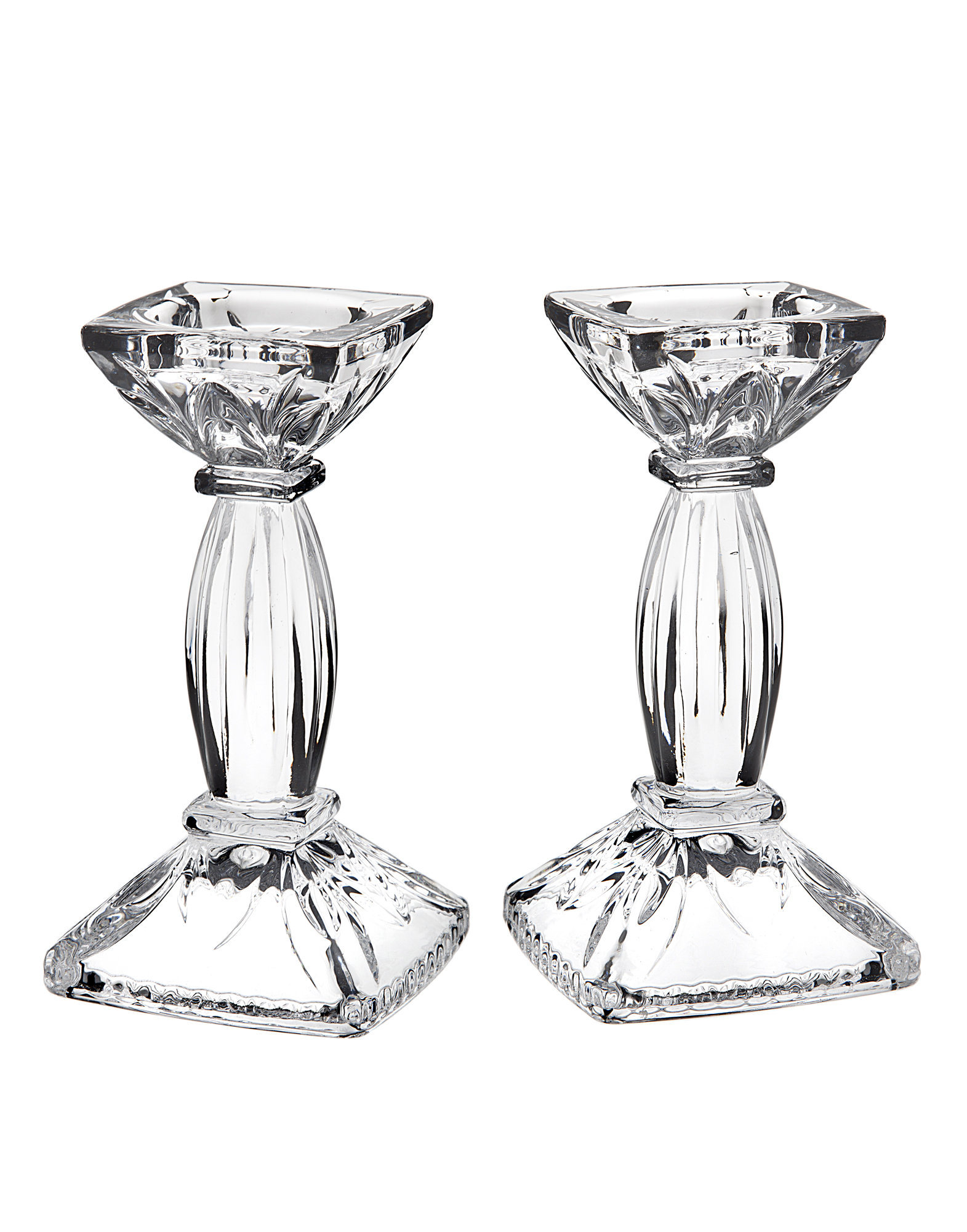Godinger Silver Art Co Pauline Small Crystal Candlestick & Reviews ...