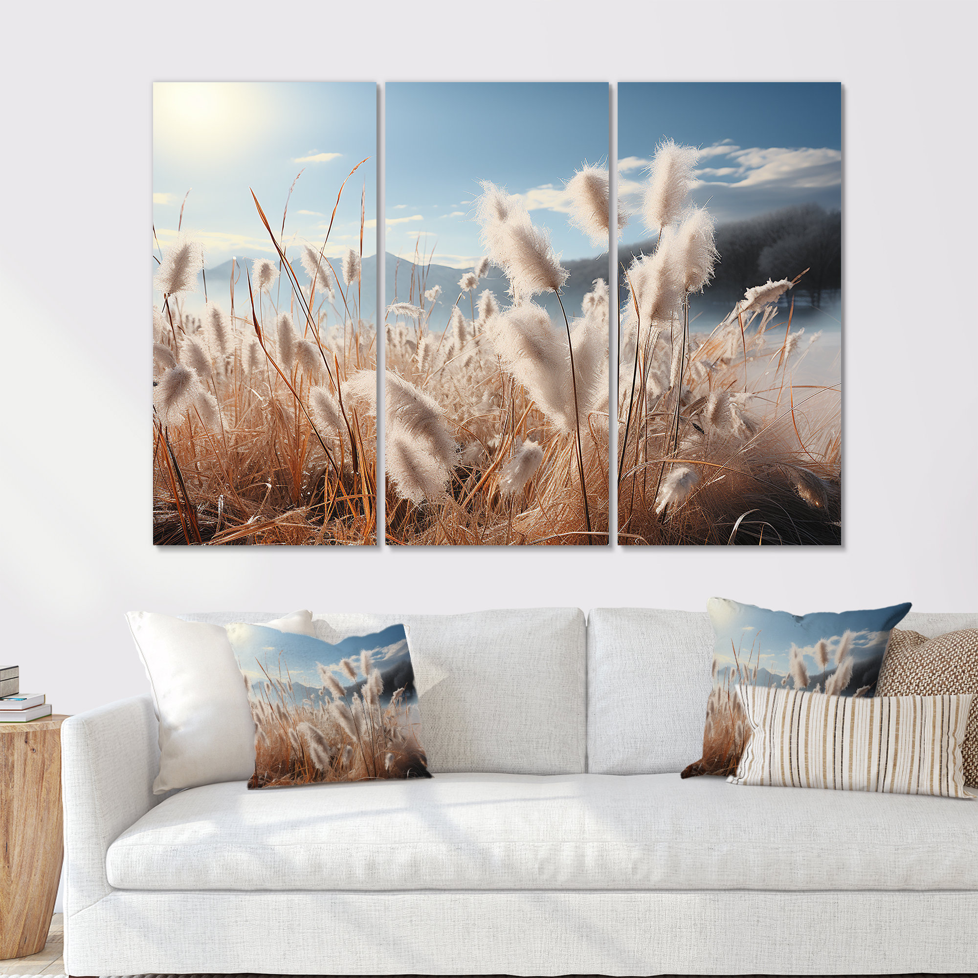Latitude Run® Meadow Winter Scenery I - Meadow Wall Decor Set | Wayfair