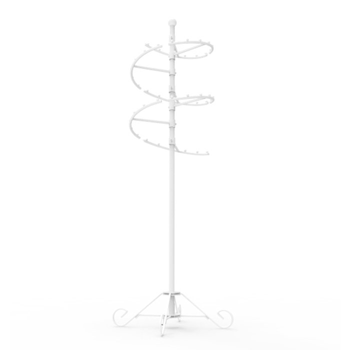 August Grove® 60" High Spiral Clothing Rack with 20 Ball Stops ...