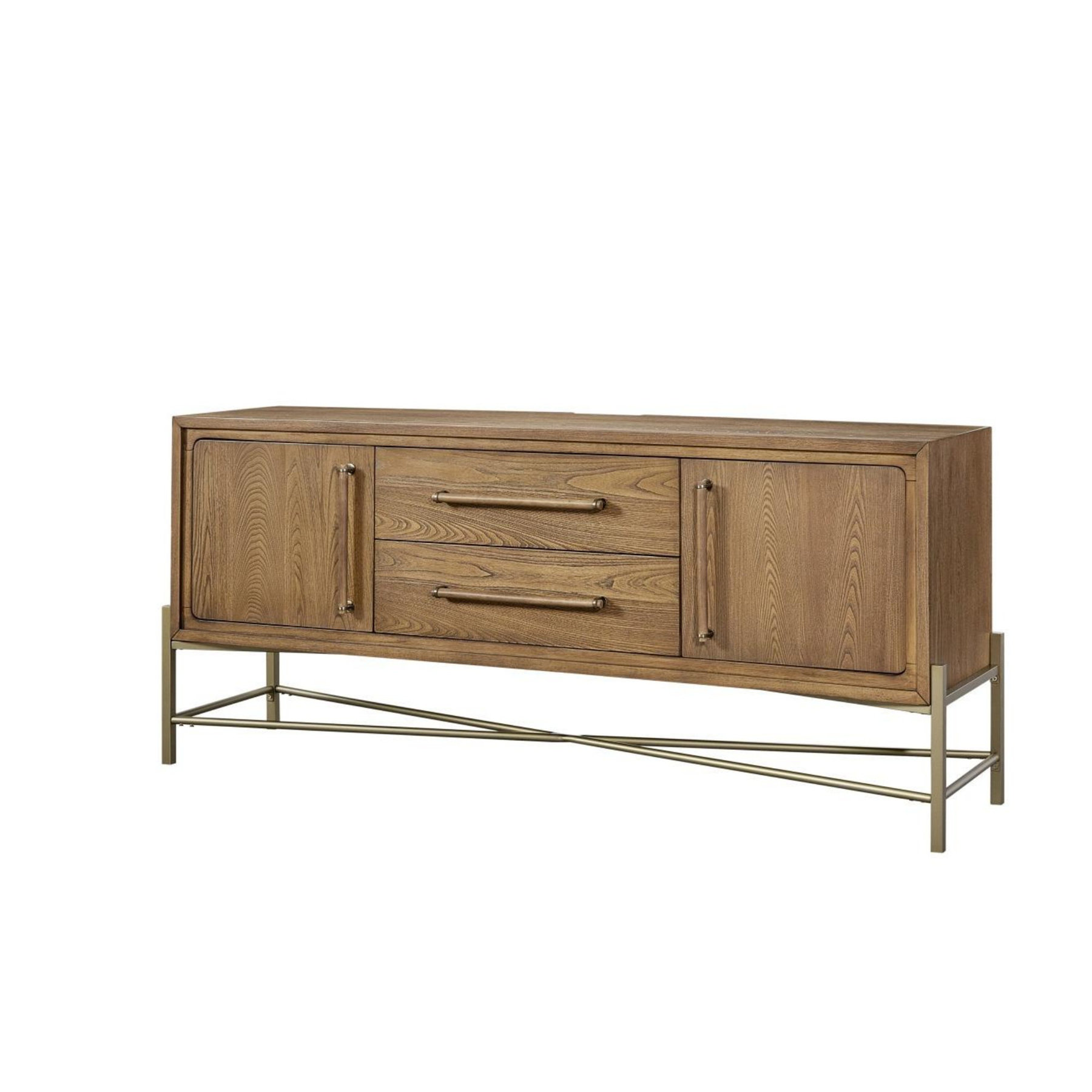 Corrigan Studio Metal Base Latte Sideboard - Wayfair Canada