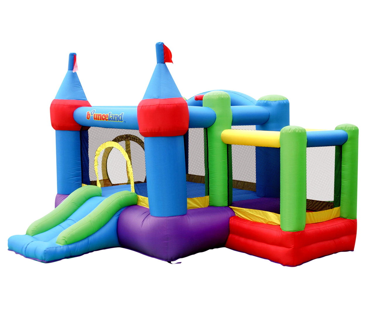 Bounceland Inflatable 10' x 11' Bounce House Slide and Air Blower ...