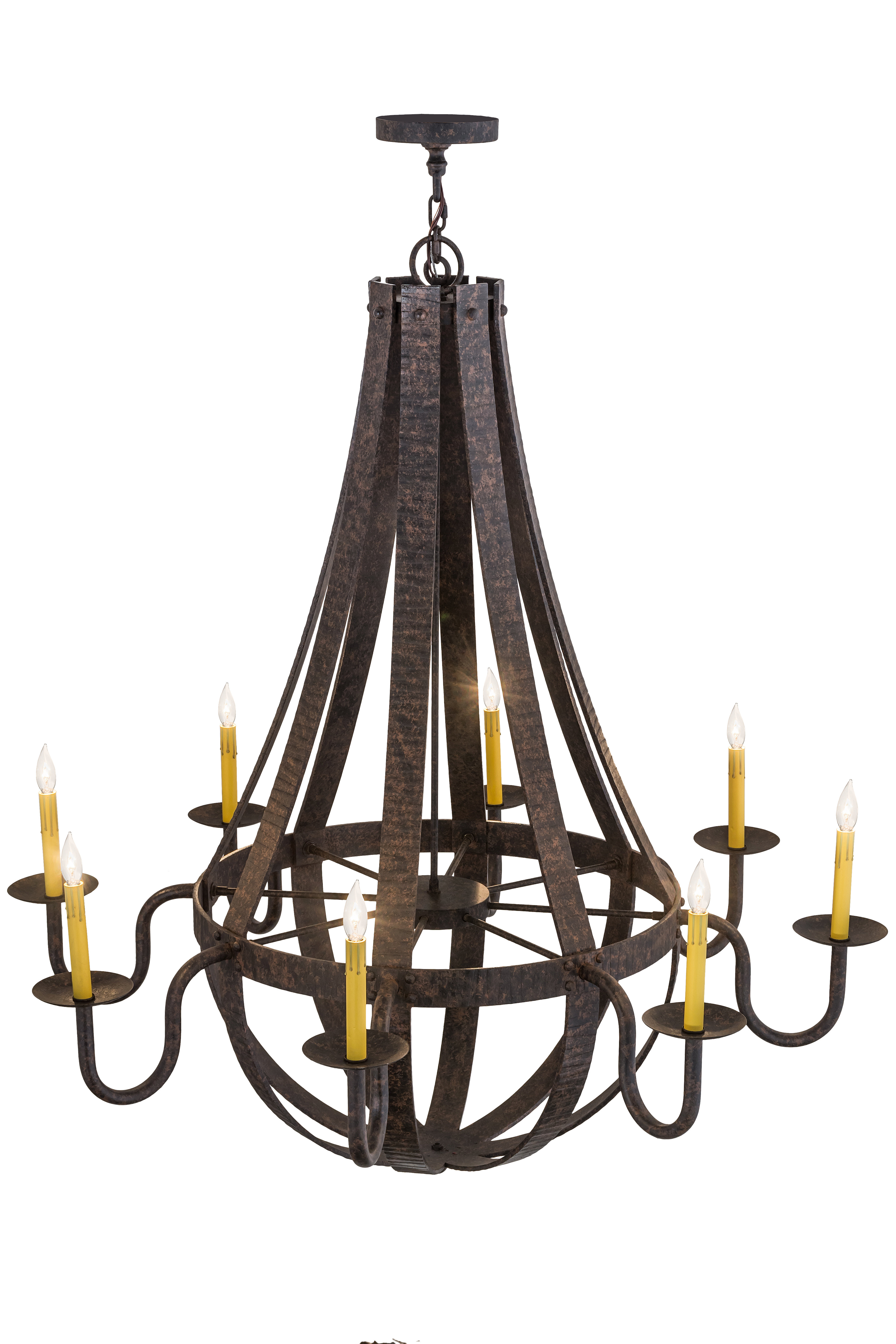 Foundry Select 8 - Light Candle Style Empire Chandelier | Wayfair