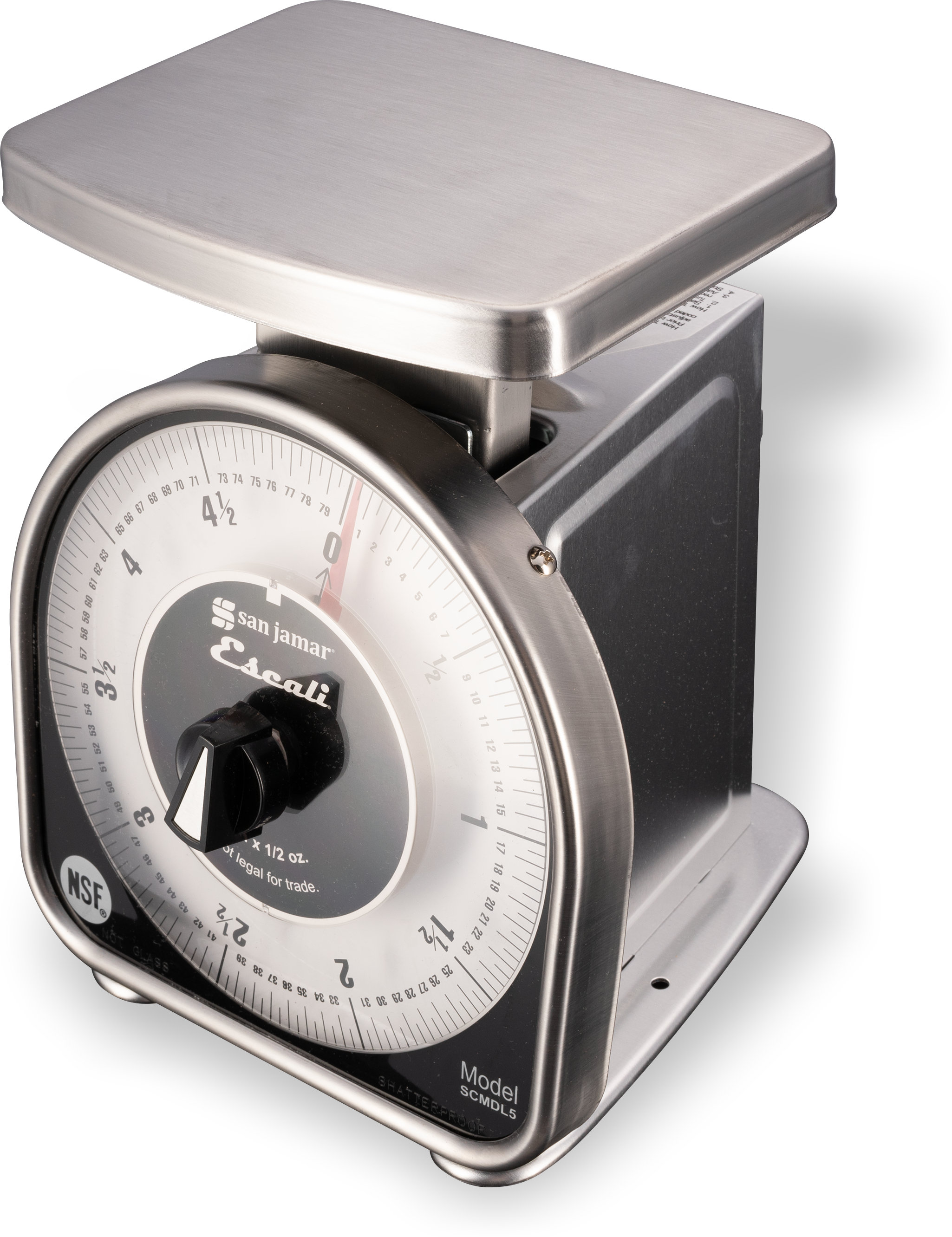 San Jamar Stainless Steel Dial Food Scale | Wayfair