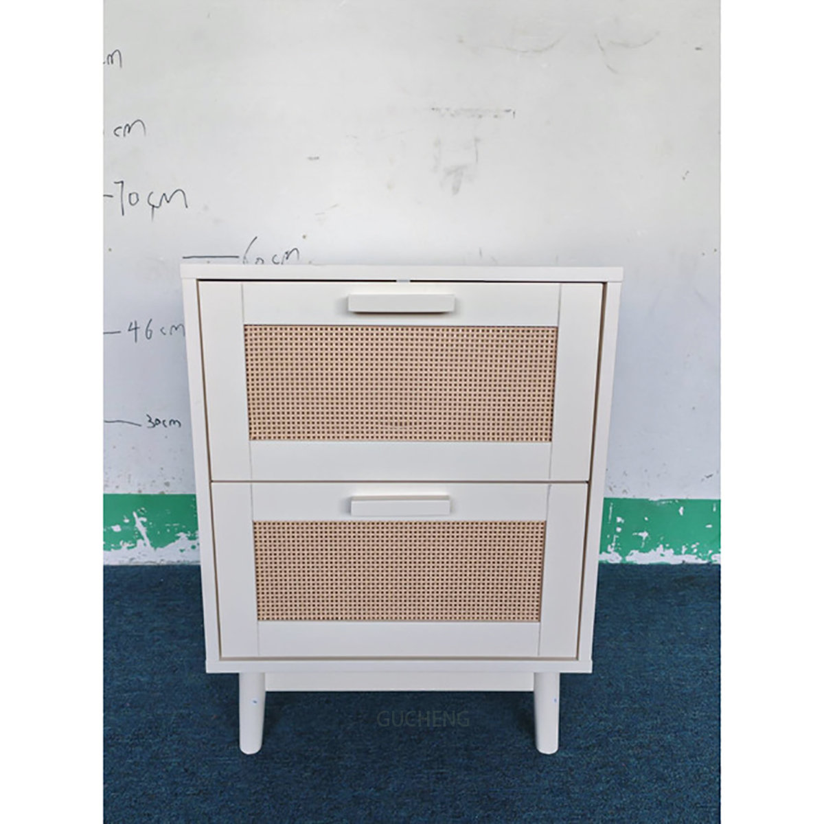 Bay Isle Home™ Versatile Rattan Nightstand with Faux Rattan-Decorated ...