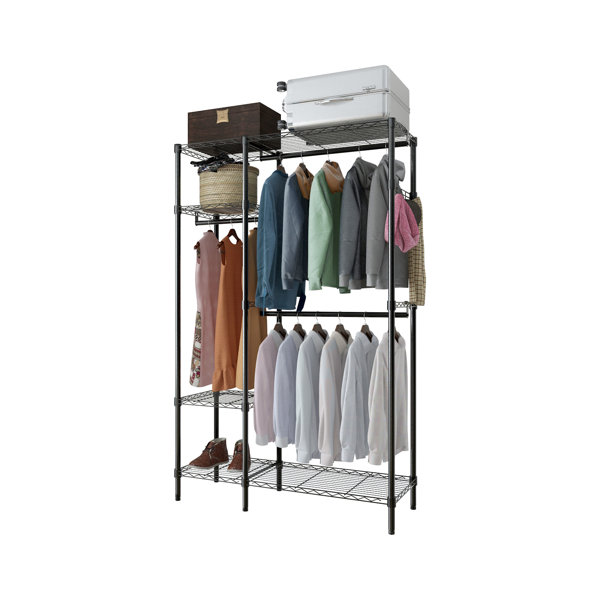 Rebrilliant Lybah 44.88" W Clothes Racks & Garment Racks & Reviews ...