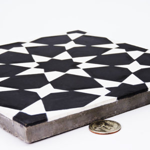 Moroccan Mosaic Tile House Medina 8" x 8" Cement Patterned Wall & Floor ...