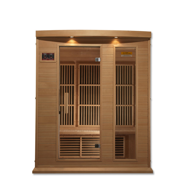 Dynamic Infrared Maxxus Series 3 Person Low EMF FAR Infrared Sauna ...