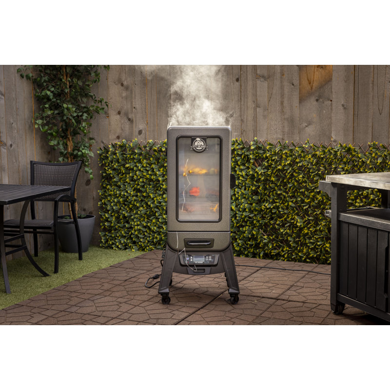 Pit Boss 3-Series Electric Vertical Smoker, Silver Hammertone & Reviews ...