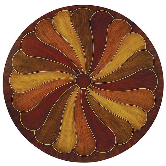 Powell Masterpiece Mahogany Coffee Table | Wayfair