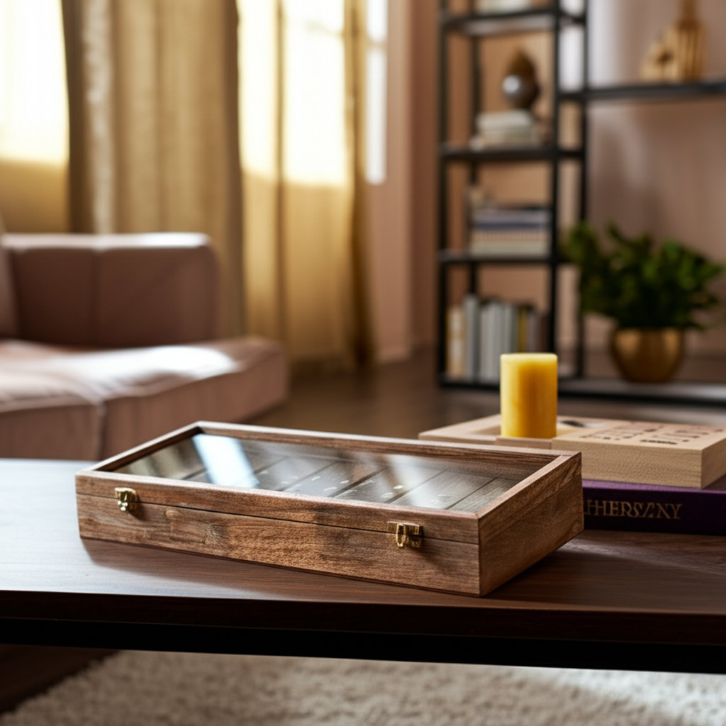 Sagebrook Home Wood, Dominoes Box, Rectangle | Wayfair