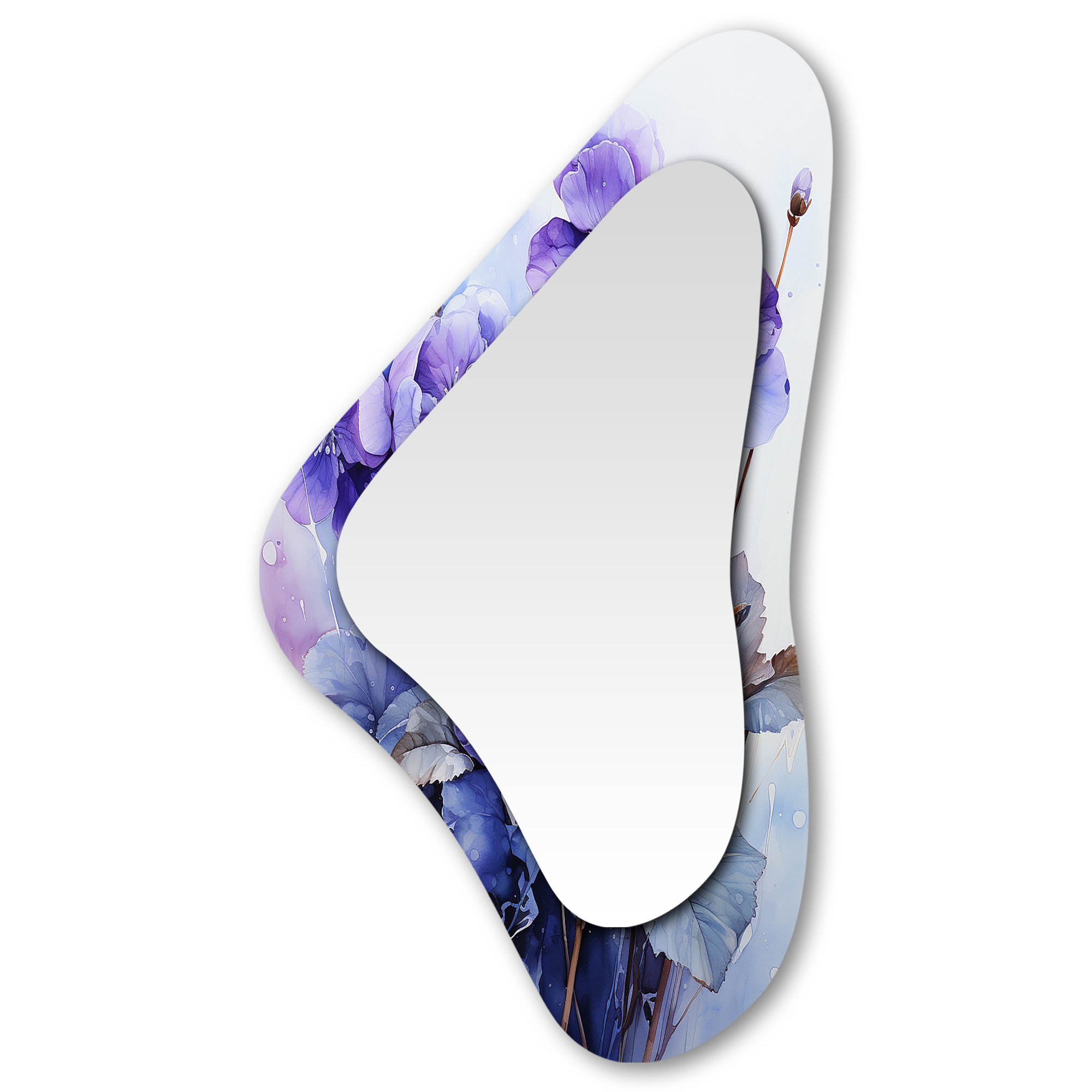 George Oliver Santangelo Lavender Mystery Blooms - Violets Unique Shape ...