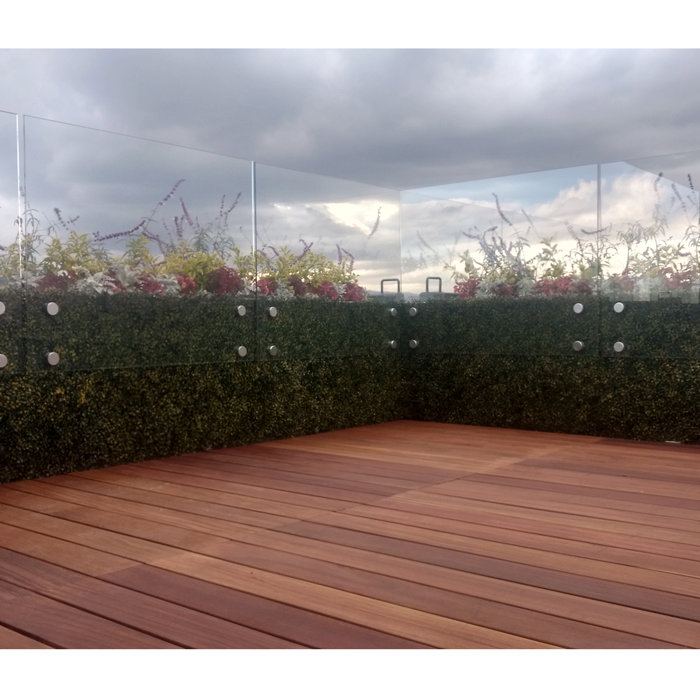 GreenSmart Dekor Artificial Leaf Ficus Polyethylene Screen Decorative ...