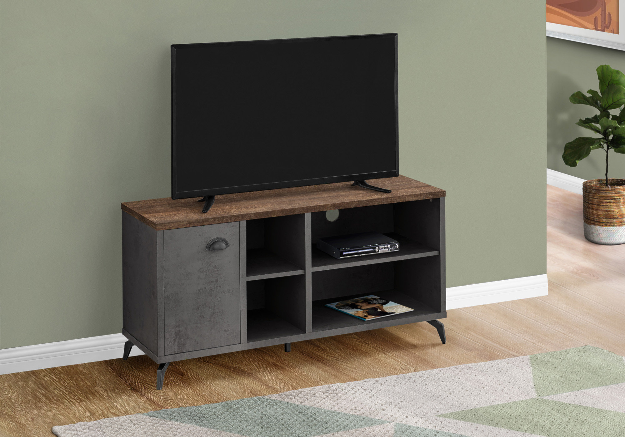 17 Stories Tv Stand, 60 Inch, Console, Media Entertainment Center ...