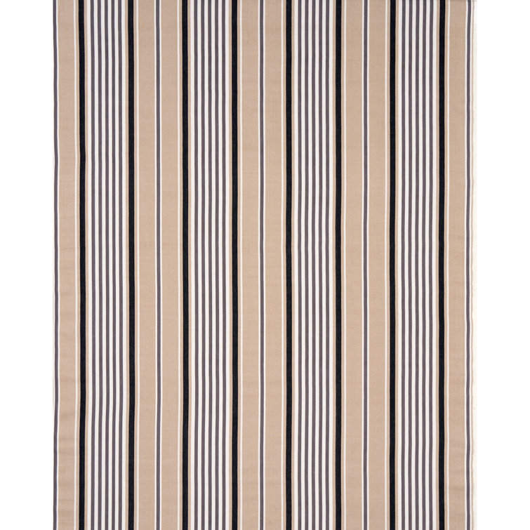 Schumacher Minzer Cotton Stripe Fabric | Wayfair