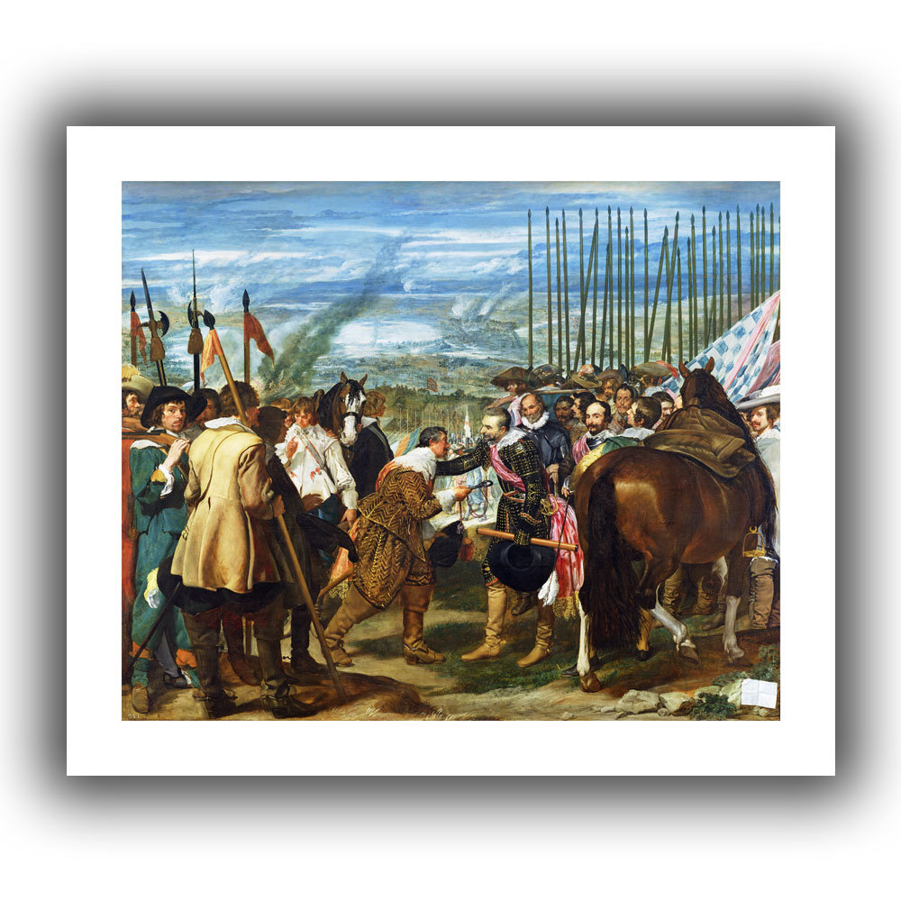 ArtWall 'The Surrender of Breda' by Diego Velazquez Painting Print on ...
