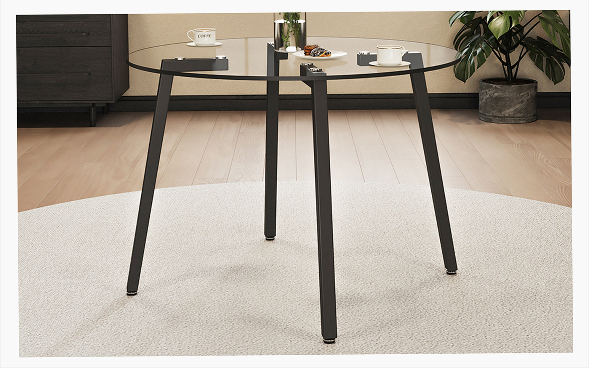 George Oliver 1 Piece Round Dining Table without Chair | Wayfair