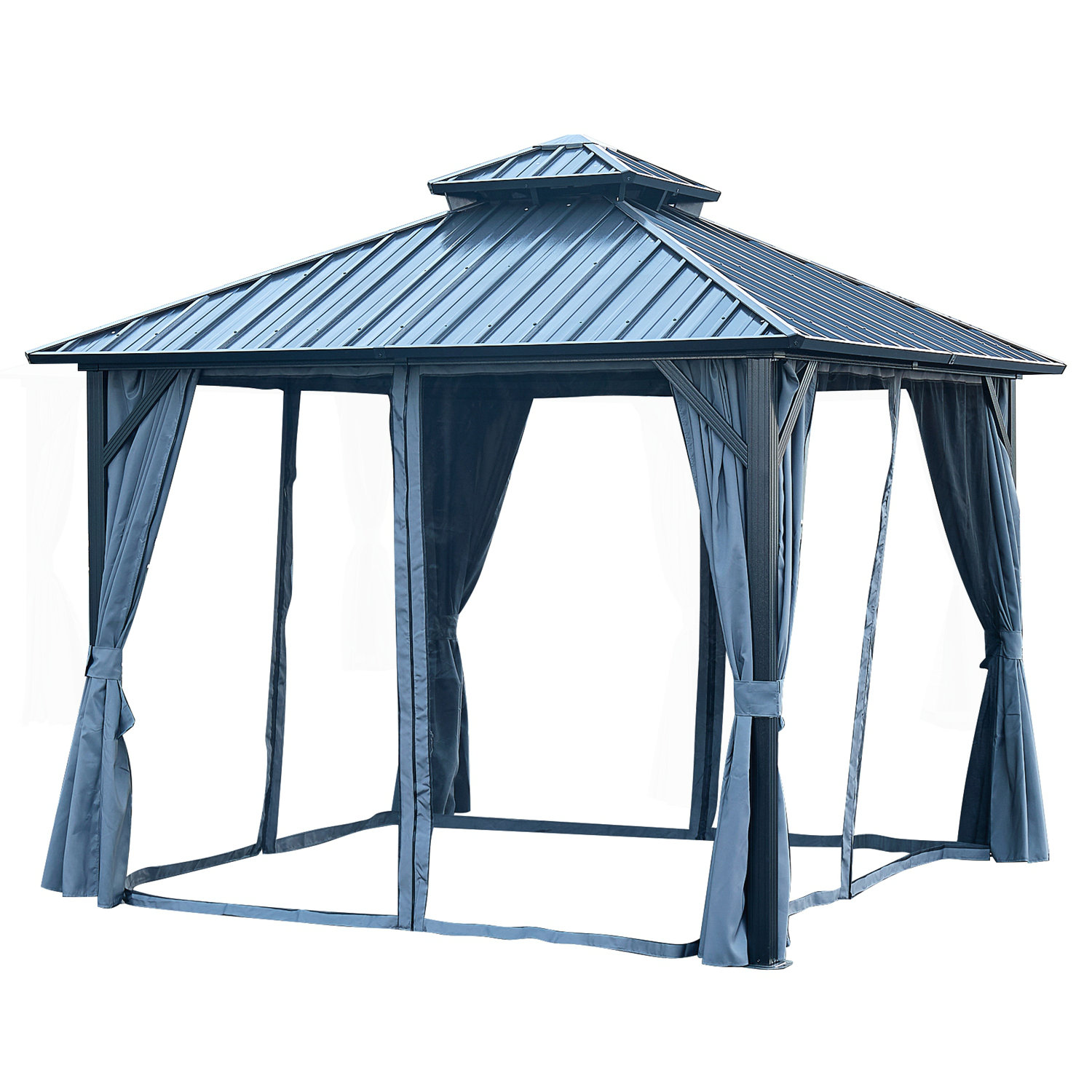 BURDOCK Outdoor All-Weather Gazebo with Advanced Design for Patio and ...