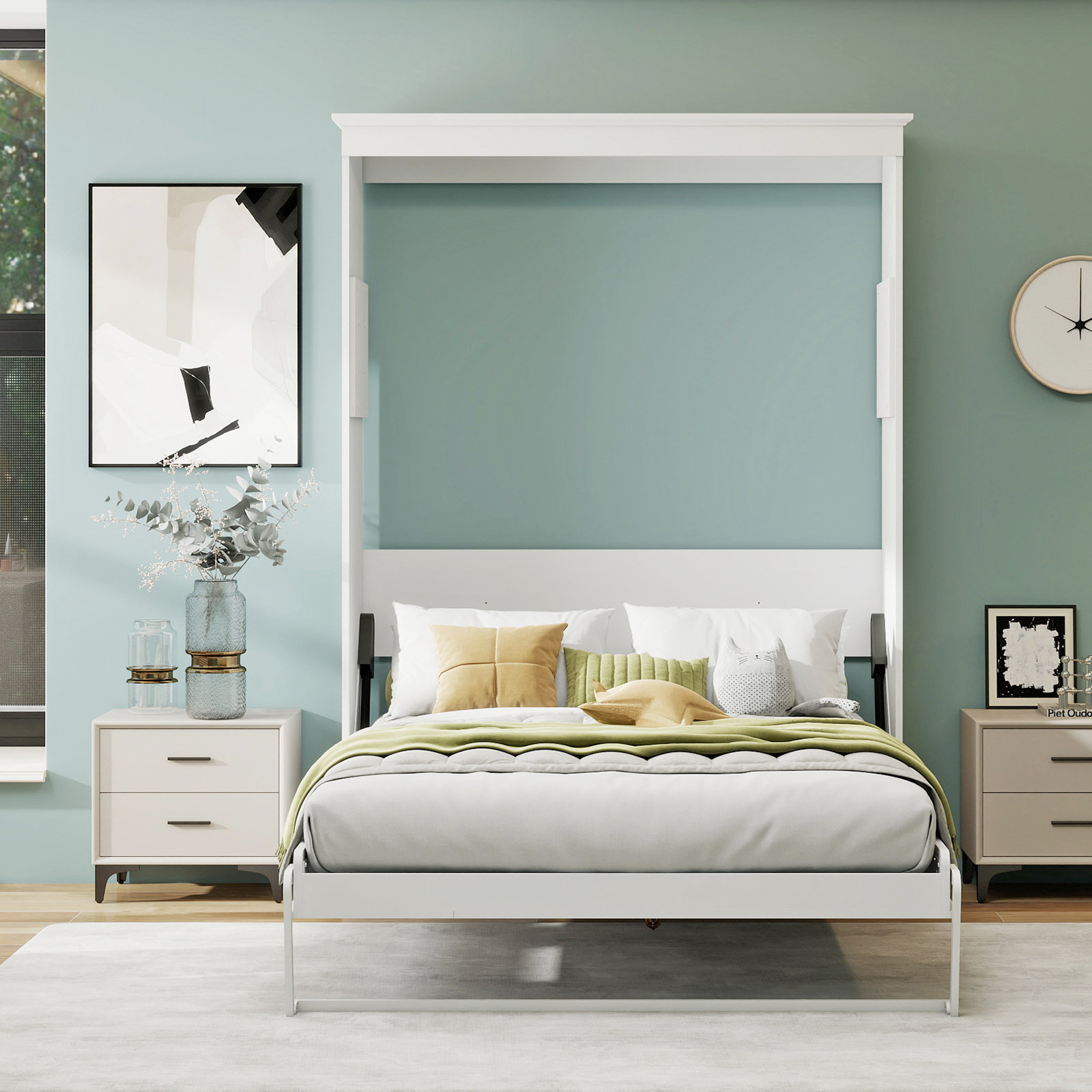 Lark Manor Wall-mounted Murphy Bed, Full Size Murphy Bed - Wayfair Canada