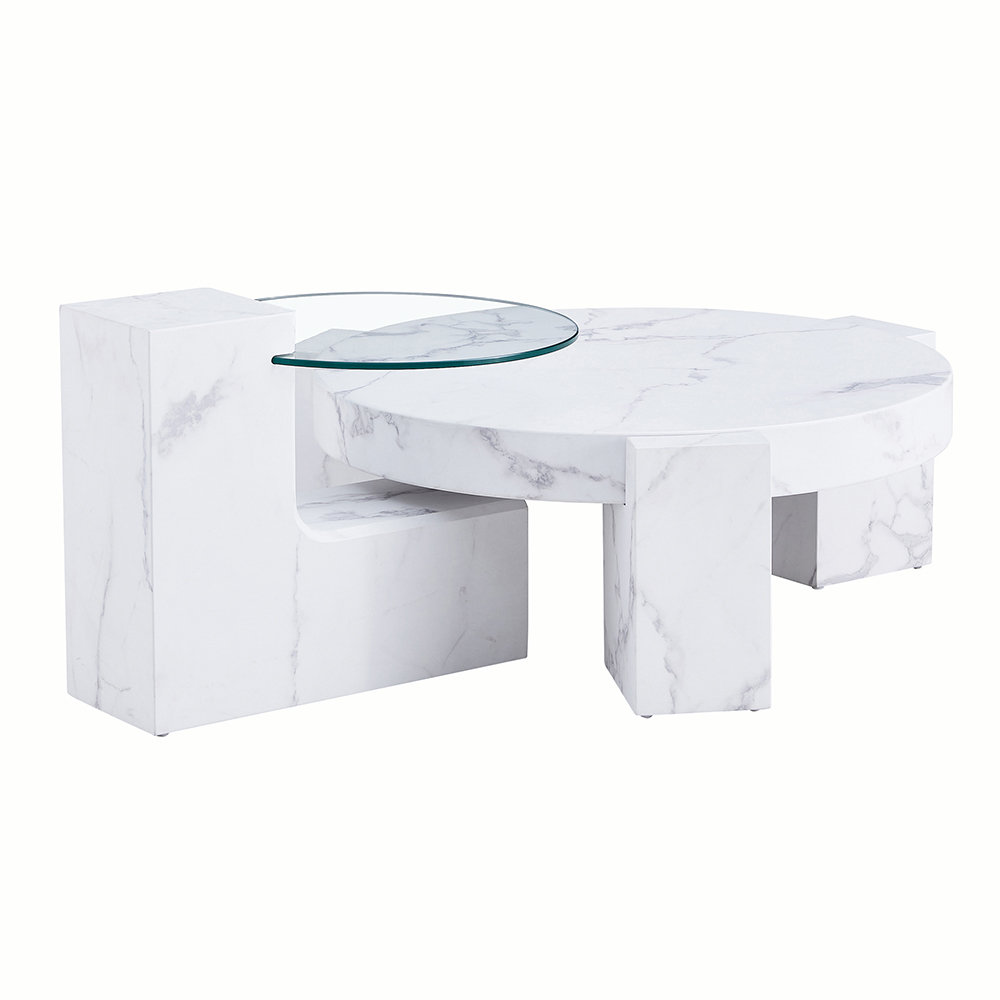 Ivy Bronx double-decker coffee table | Wayfair